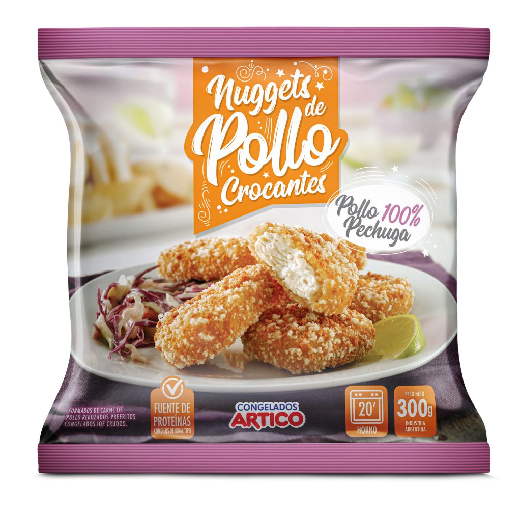 Nuggets de pollo crocantes 300g Artico - QÜEM - Frozen Market