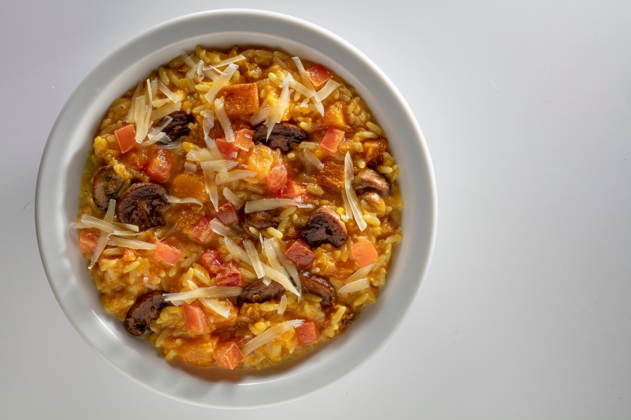 Risotto de calabaza con queso parmesano Grandwich - QÜEM